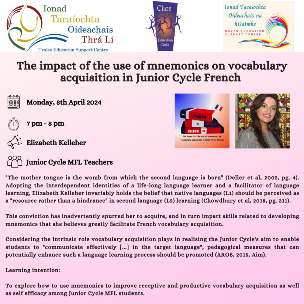 SP24-077 The impact of the use of mnemonics on vocabulary acquisition ...