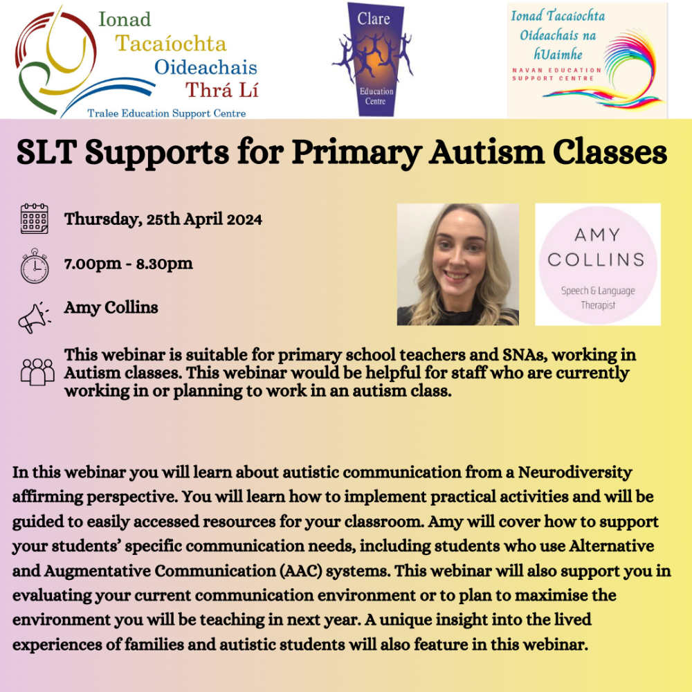 SP24-0118 SLT Supports for Primary Autism Classes-Primary - Navan ...