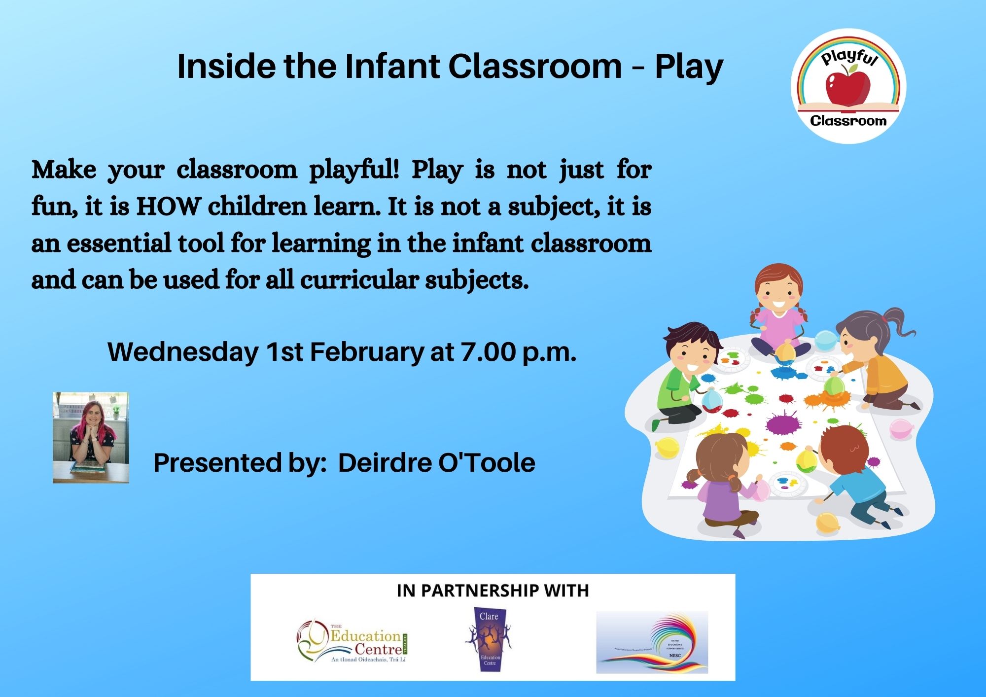SP23-116 Inside the Infant Classroom -Play -Primary - Navan Education ...