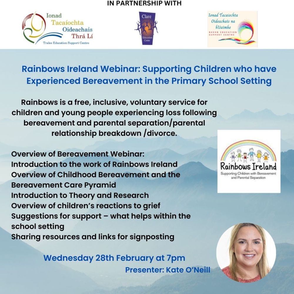 SP24-069 Rainbows Ireland Workshop: Supporting Children who have ...
