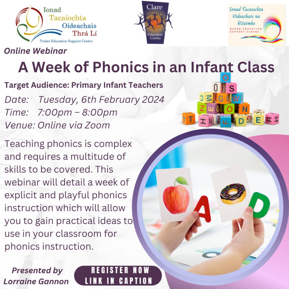 SP24-063 A Week of Phonics in an Infant Class-Primary - Navan Education ...