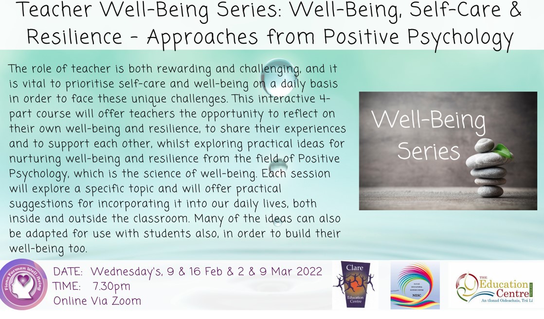 SP324-22 Teacher Well - Being Series - Well-Being, Self-Care and ...