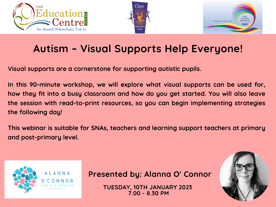 SP23-110 "Autism - Visual Supports Help Everyone!"-Primary - Navan ...