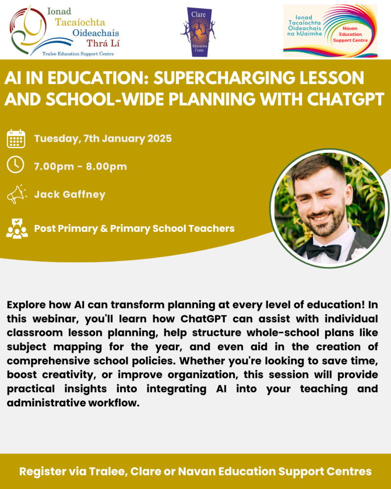SP25-78 AI in Education: Supercharging Lesson and School-Wide Planning with ChatGPT -Post ...