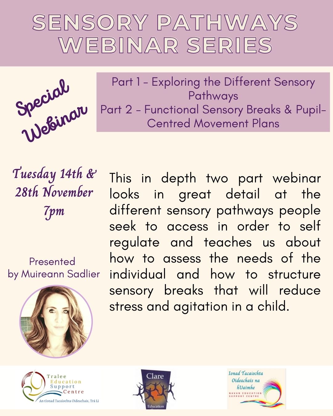 AUT23-194 Sensory Pathways - Two part webinar series-Primary - Navan ...