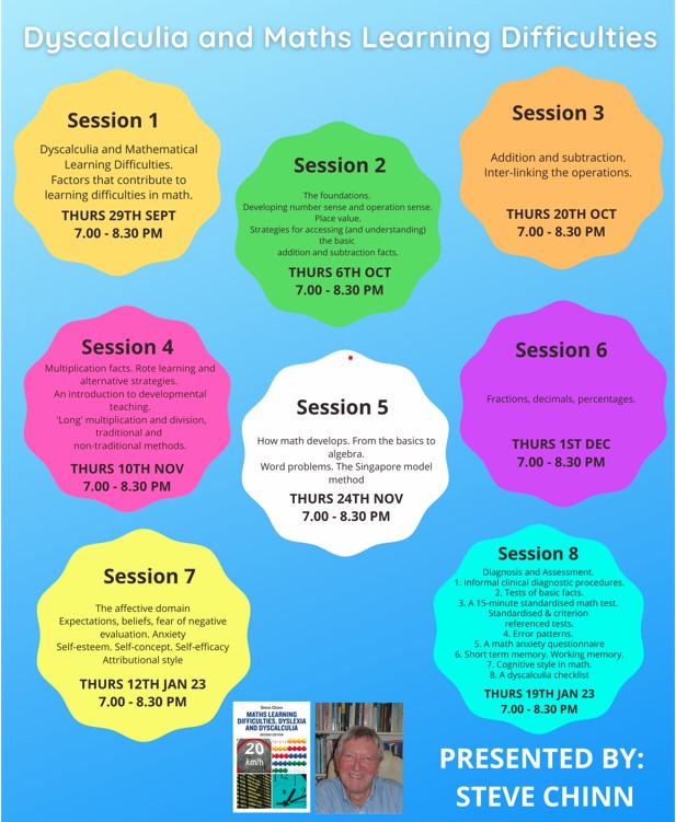 AUT22-107 Webinar Series - Dyscalculia and Maths Learning Difficulties ...